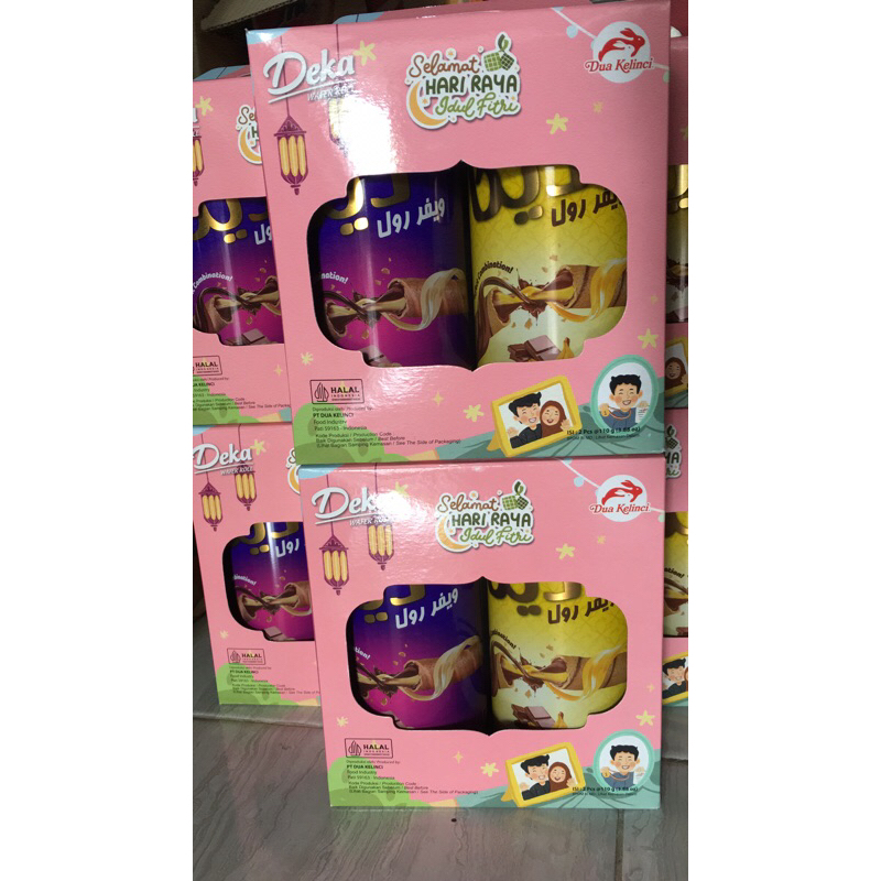 Deka Wafer Rolls hampers pink Eid Edition | Shopee Malaysia