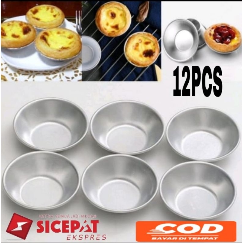 Milk Pie Cake Mold/Plain Bali Pie Cake Mold (1PACK Contains 12PCS) uk ...