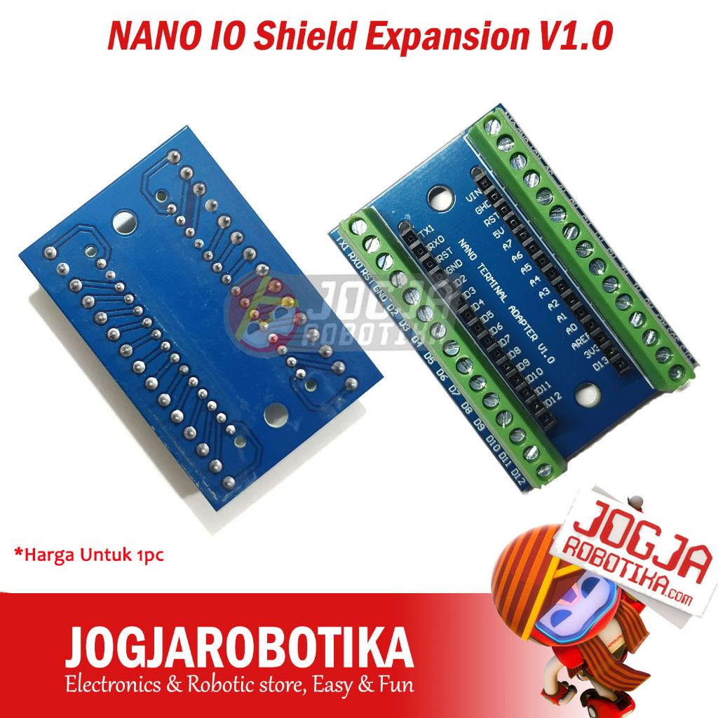 Nano IO Shield Expansion V1.0 Nano Shield Terminal Block - Soldered ...