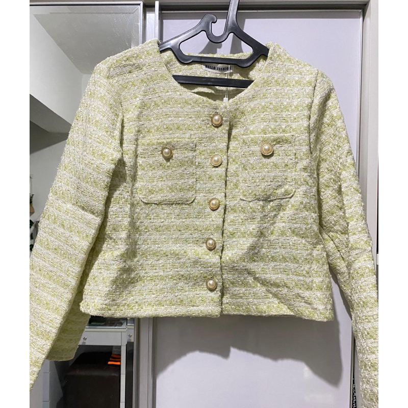 Hello FASHION Bangkok tweed Blazer Ld 100 NEW (handcarry from Bkk ...