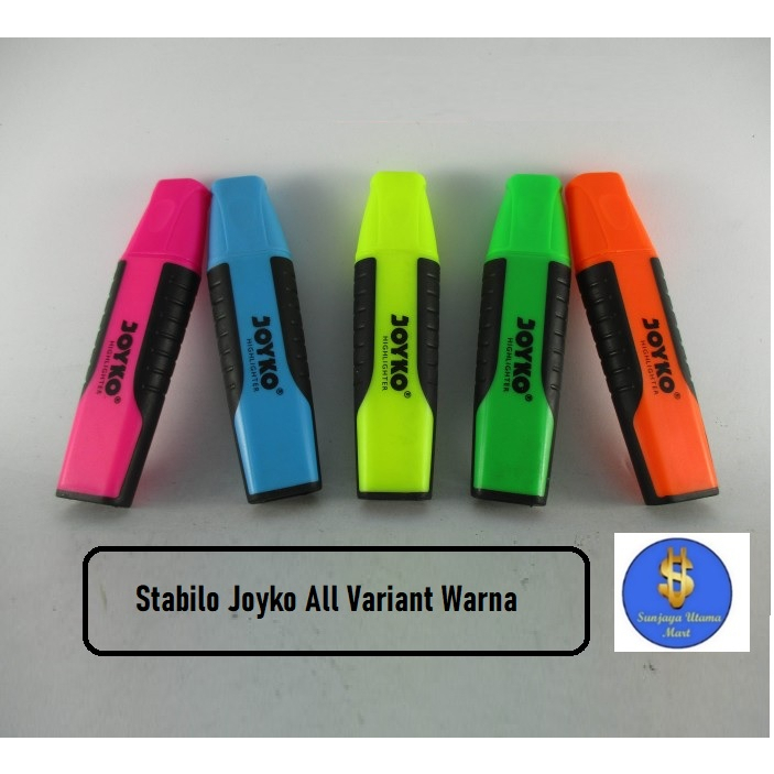 Stabilo Joyko Highlighter All Color Variants - Joyko Highlighter ...