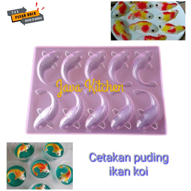 Koi Fish Pudding Mold/Chocolate jelly agar agar agar koi Fish Mold ...