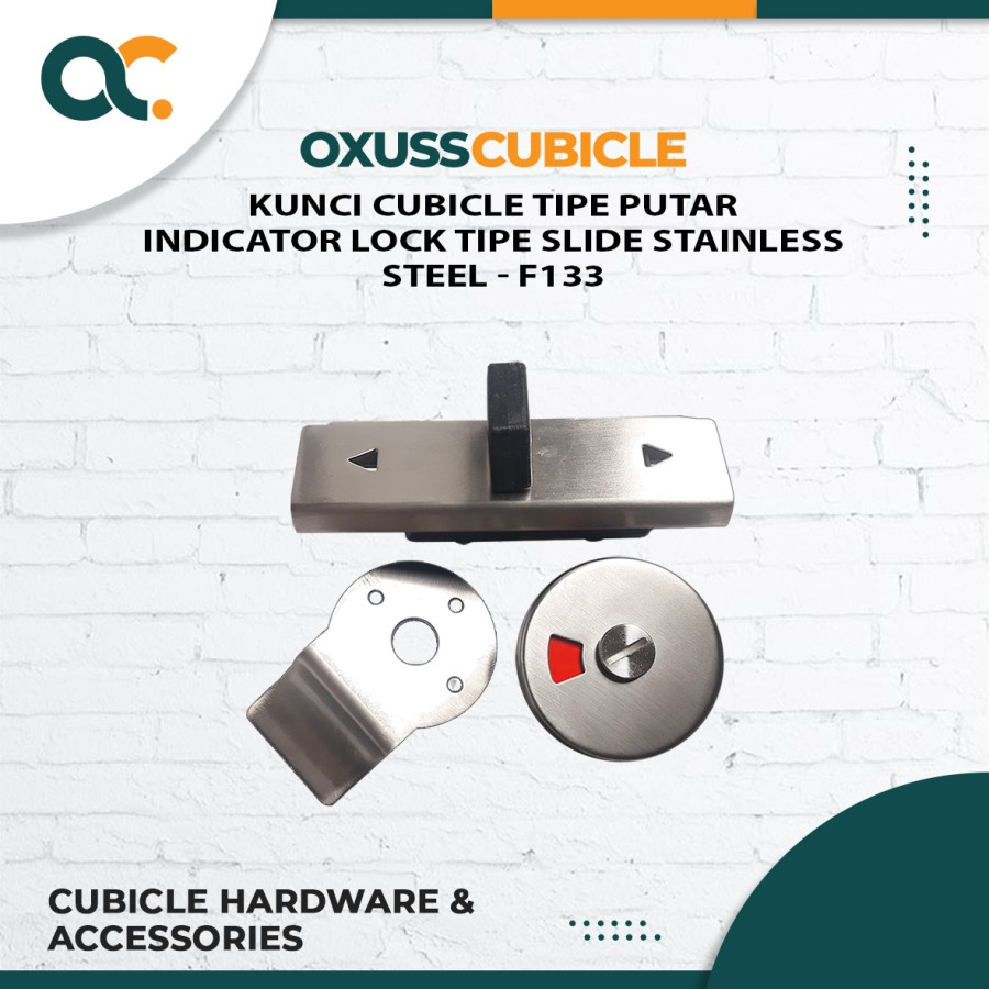 Cubicle Indicator Lock Slide Type Stainless Steel Cubical Toilet ...