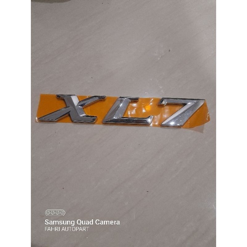 Original chrome color XL7 suzuki XL7 logo emblem | Shopee Malaysia