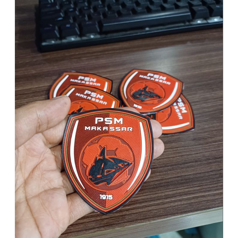 Psm MAKASSAR RUBBER LOGO PSM MAKASSAR embossed LOGO PSM MAKASSAR LOGO ...