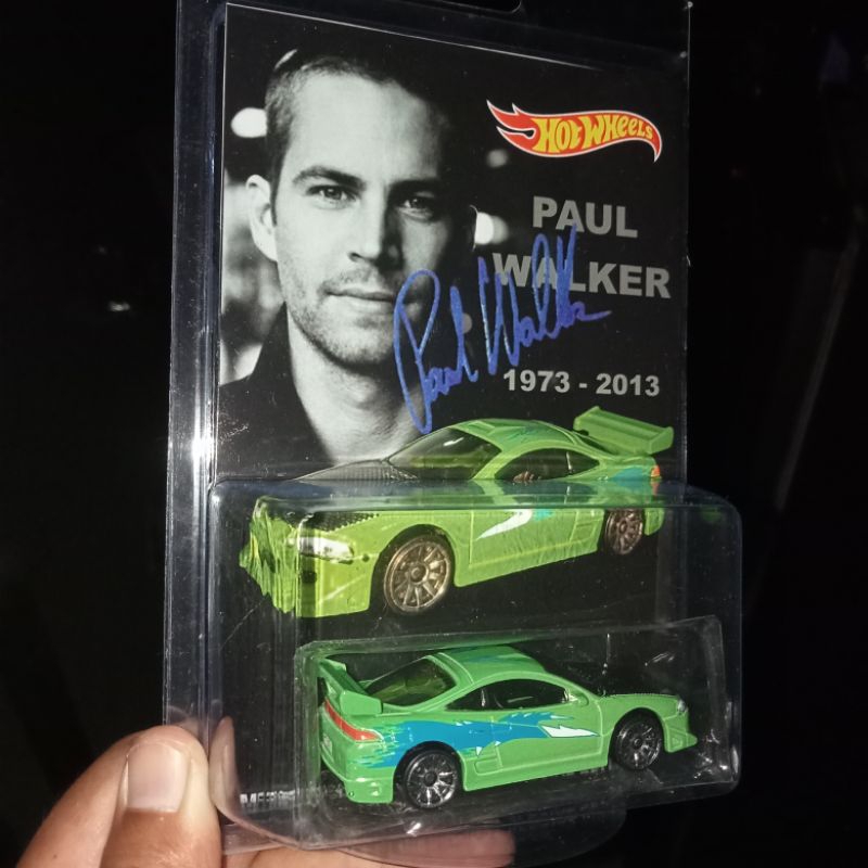 Custom Card For Paul Walker Mitsubishi Eclipse Light Green Fast Furious ...