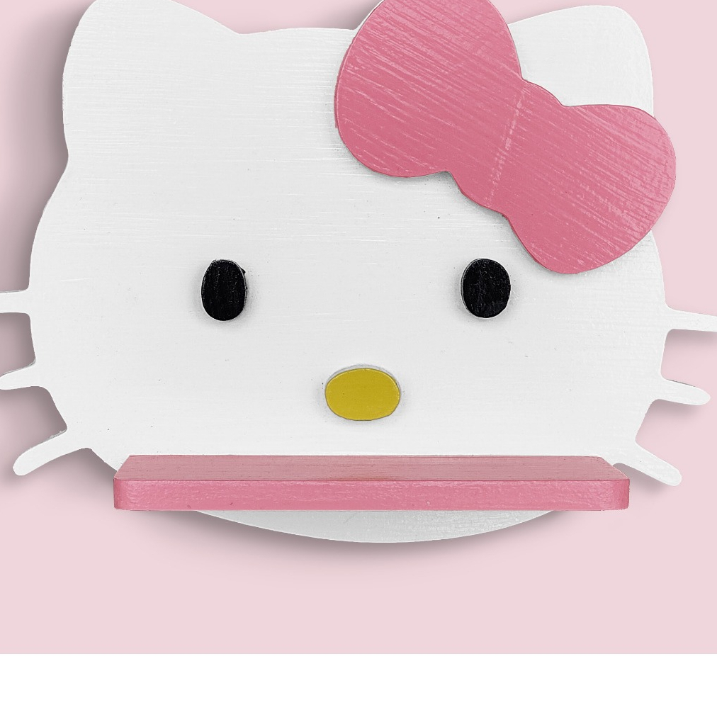 Hello Kitty Aesthetic Cute Unique Shabby Wall Shelf Minimalist Home ...