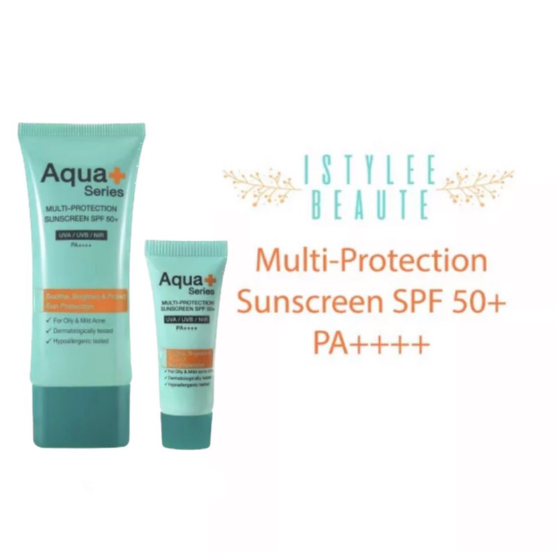 Aqua+ Series Multi Protection Sunscreen SPF 50+ - Aquaplus | Shopee ...