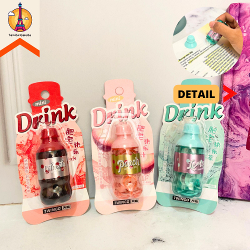 Correction Tape Drink Soda Coca Cola TG-B333 Cute Tip X Typex Paper Tip ...