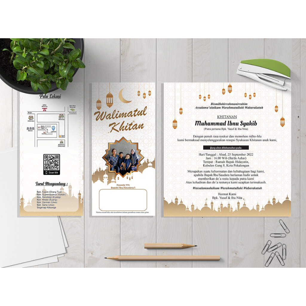 Circumcision Invitations / Circumcision / Walimatul Circumcision ...