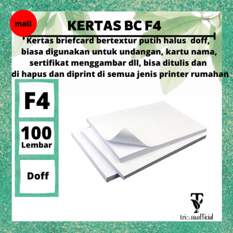100 sheets of bc f4 paper (160gsm) | Shopee Malaysia