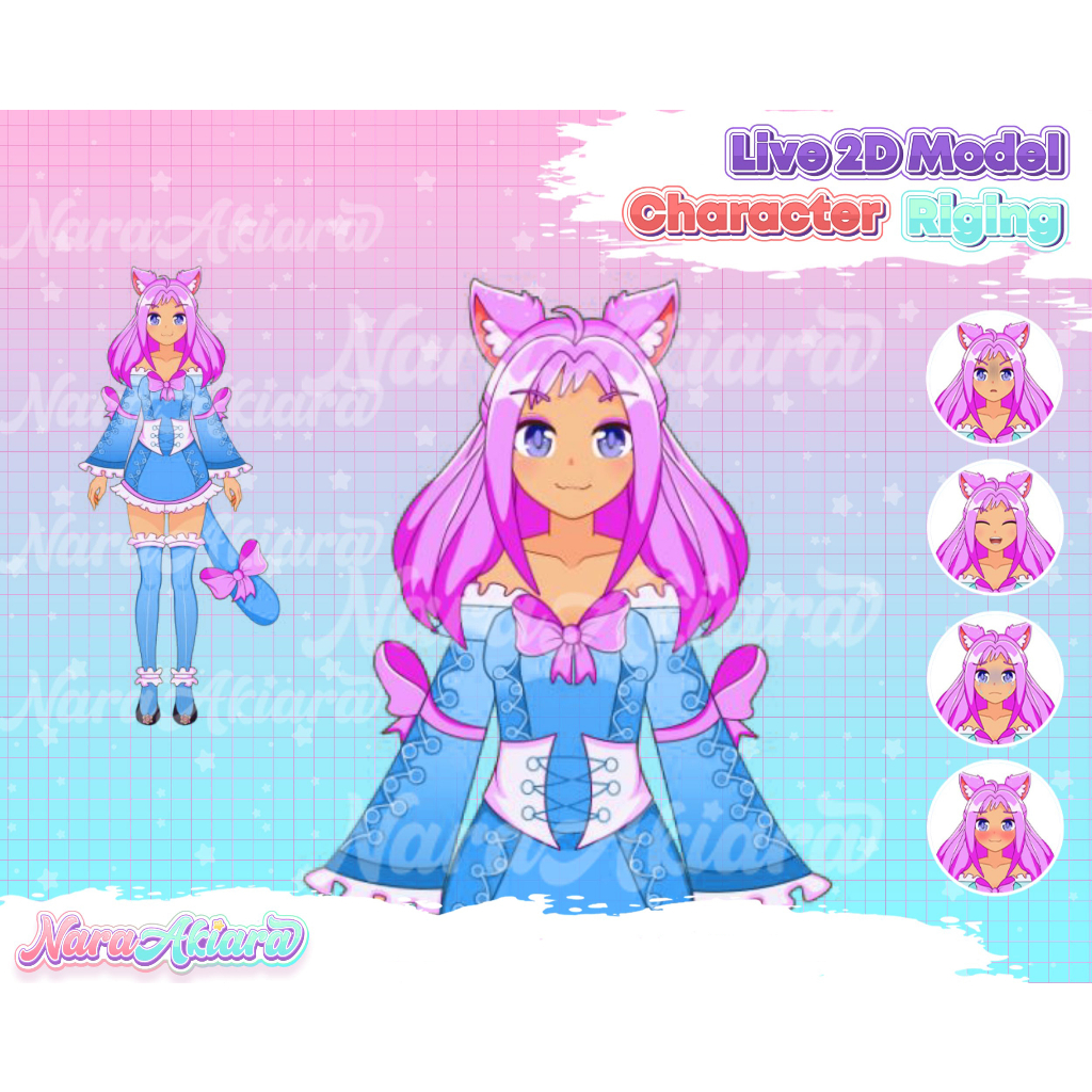 Gift Yourself Unique Streaming With Vtuber Anime Characters Live2D ...