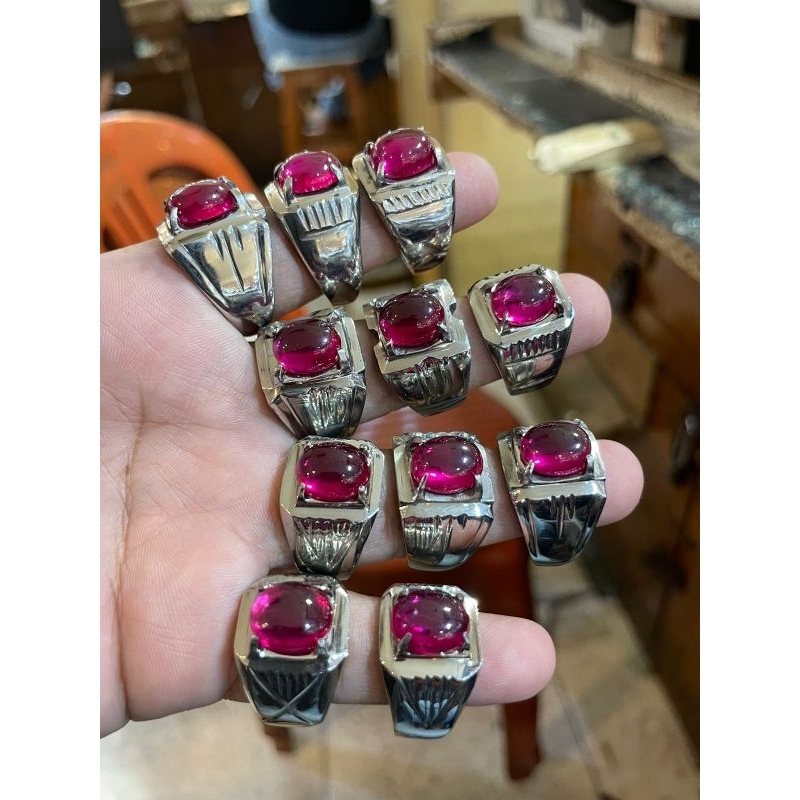 MERAH Bangkok Siamese Red Stone Ring 1 kodi | Shopee Malaysia