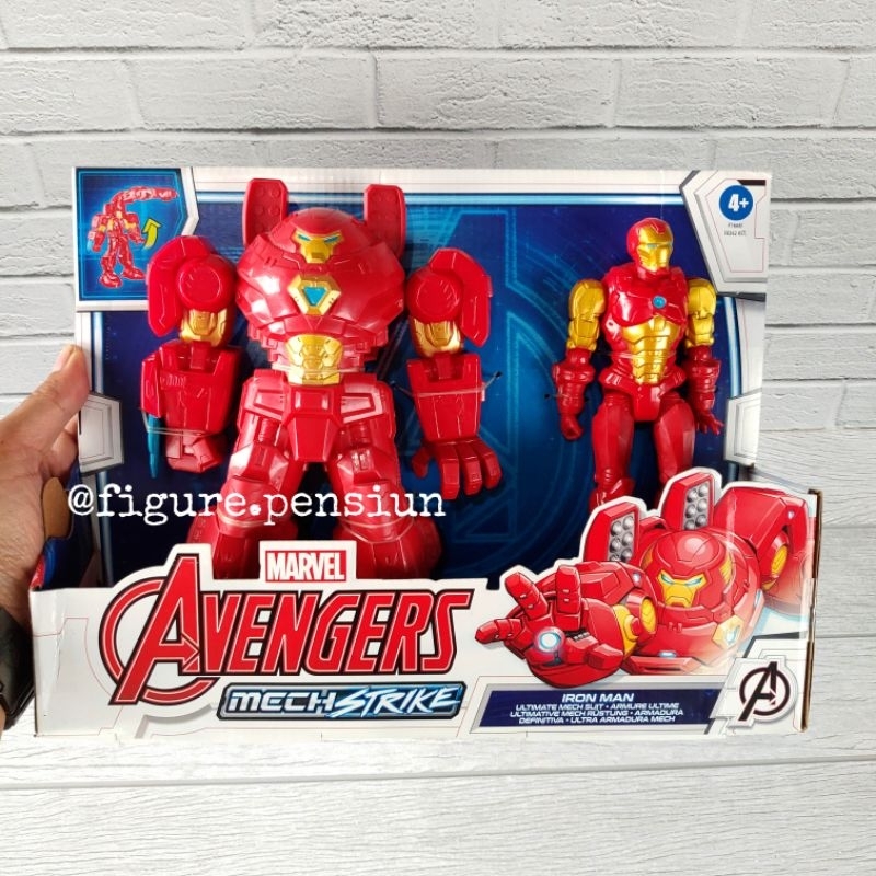 Marvel AVENGERS MECH STRIKE IRON MAN HULKBUSTER IRON MAN ULTIMATE MECH ...