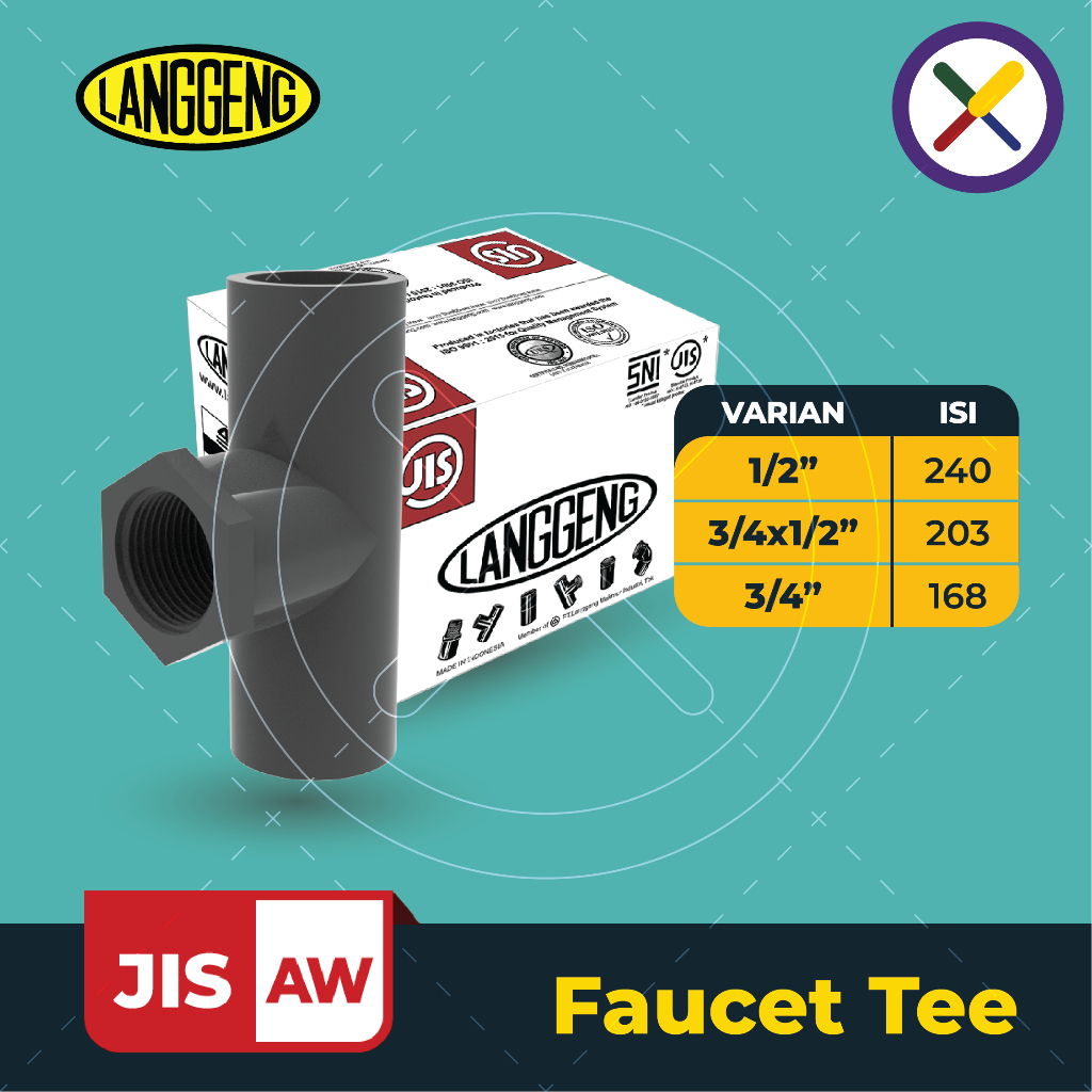 JIS Tee Faucet (per box) | Shopee Malaysia