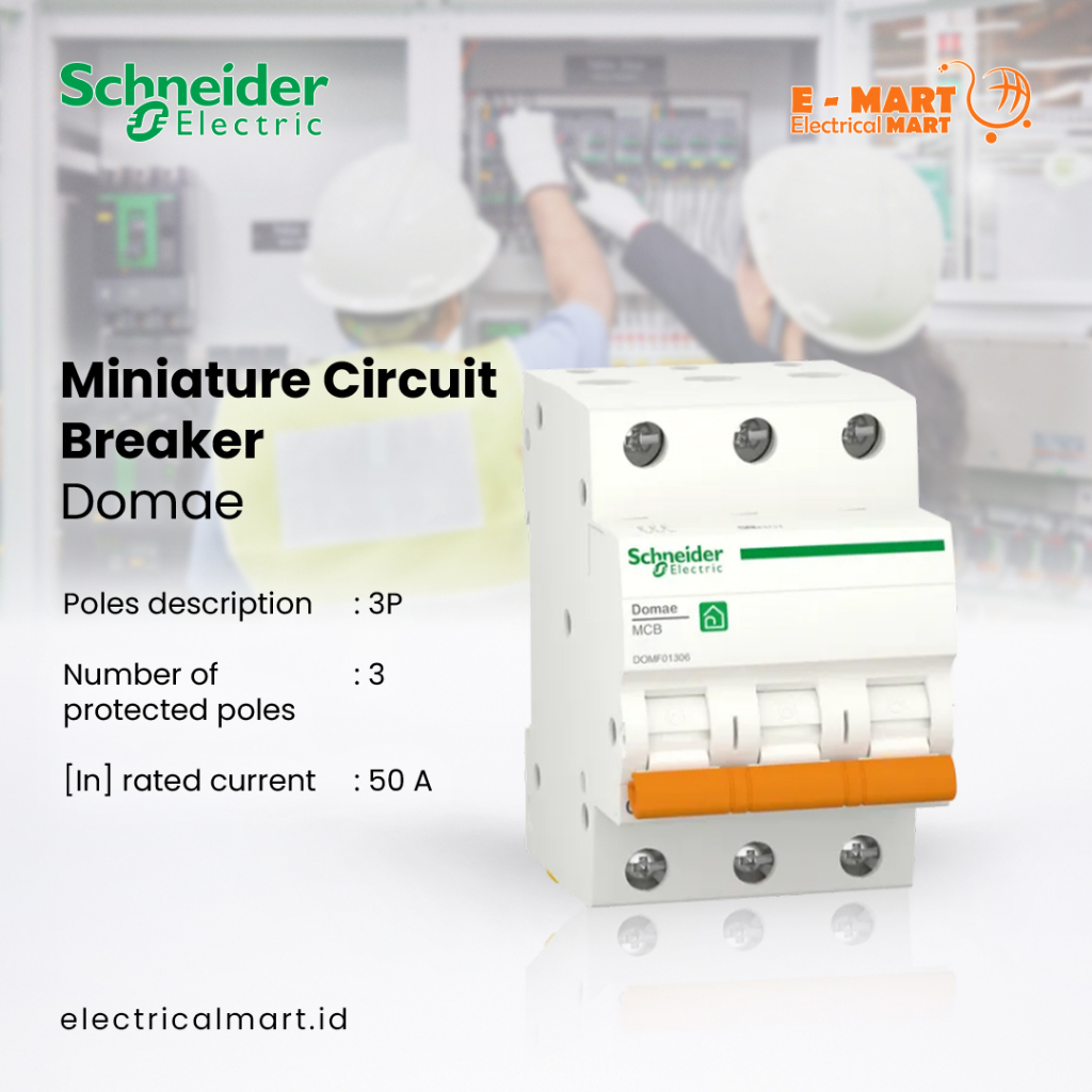 Schneider Domae MCB 3P 50A / 63A | Shopee Malaysia