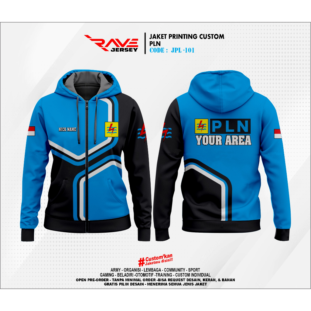 Pln Jacket Session 1 FULL PRINTING Sublime CUSTOM FULL PRINTING (Design ...