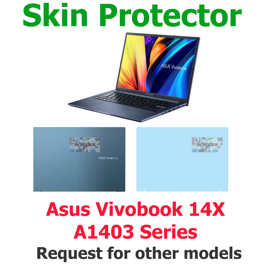 Asus Vivobook Pro 14X A1403 OLED Skin Guard carbon black matte ...