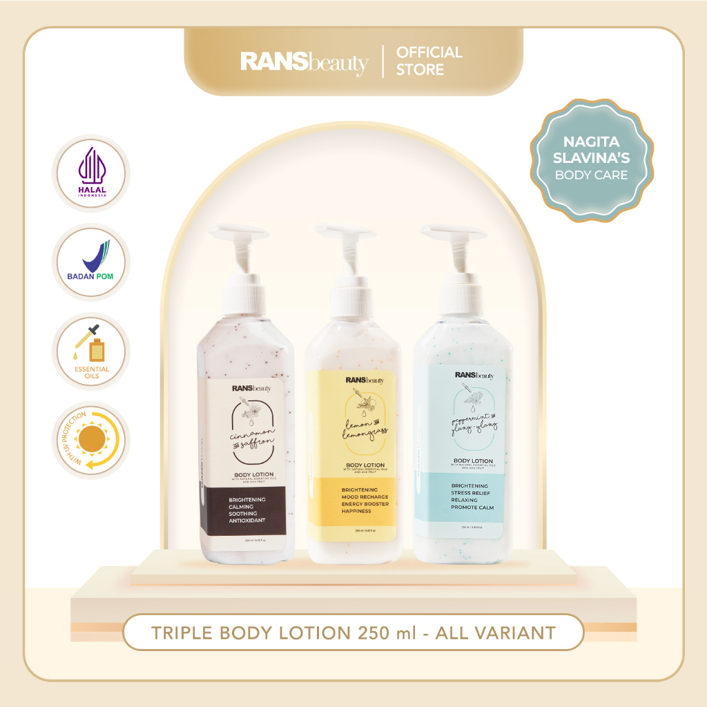 Rans Beauty Triple Body Lotion (All Variant) | Shopee Malaysia