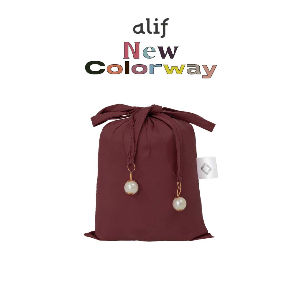 Alif Modern Wear - Mini Parachute Premium Korea Travel - Burgundy ...