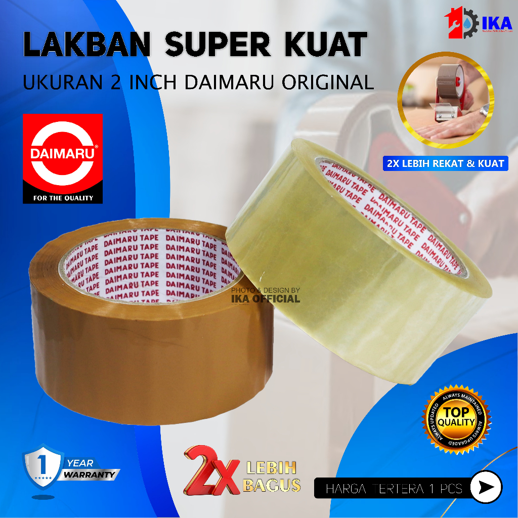 Thick DAIMARU duct TAPE OPP TAPE super ready Clear / brown can be mixed ORIGINAL ORIGINAL ...
