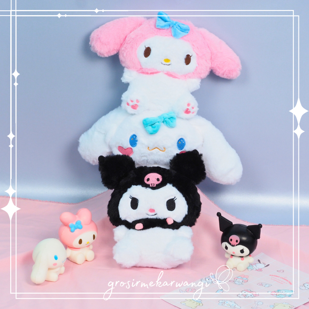 Sanrio Kuromi Cinnamoroll Doll My Melody Stuffed Plush Toy Large Plush Doll Kids Gift | Shopee ...