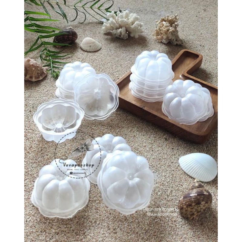 Mini Sakura Pudding Mold contains 12 / Mini Pudding Mold / Pudding Pan ...