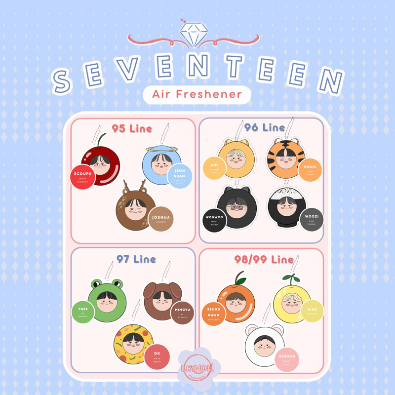 [READ Description] SEVENTEEN- AIR FRESHENER HANGING ROOM FRAGRANCE ...