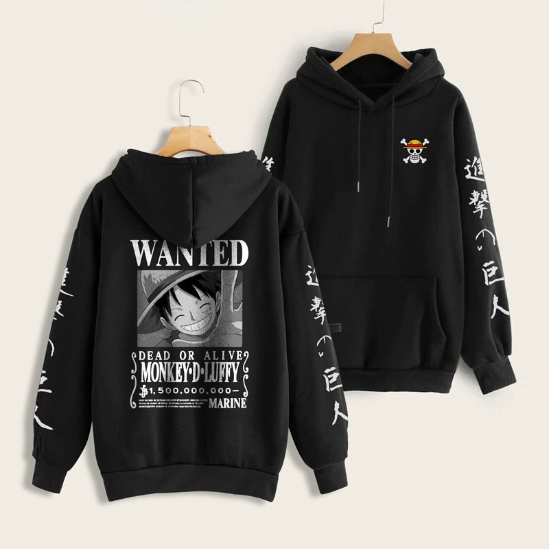 Parisdivarious Hoodie Jumper One Piece Luffy | Shopee Malaysia