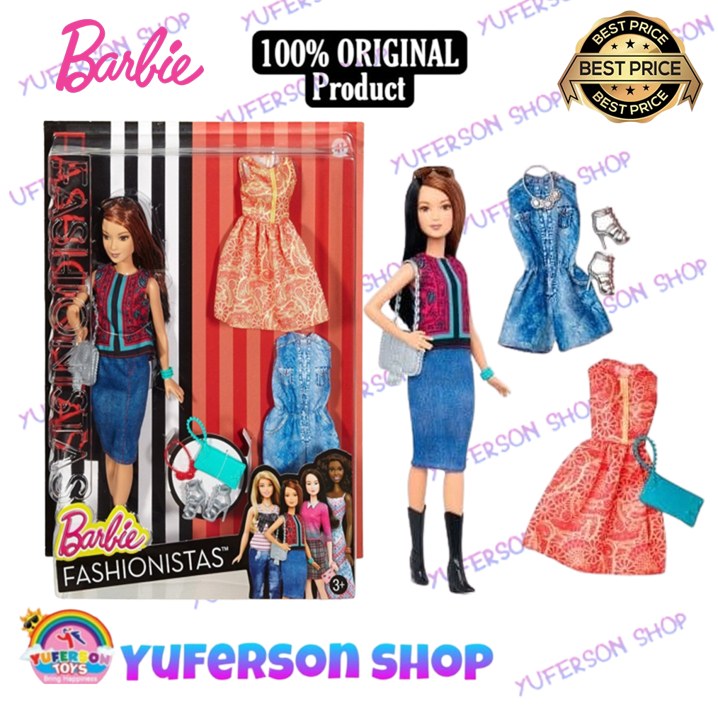 Barbie FASHIONISTAS NO.41 MATTEL ORIGINAL | Shopee Malaysia