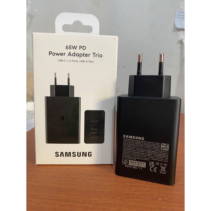 Samsung SUPER FAST CHARGING ADAPTER CHARGER 45W USB TYPE C / 65W 2 PORT ...