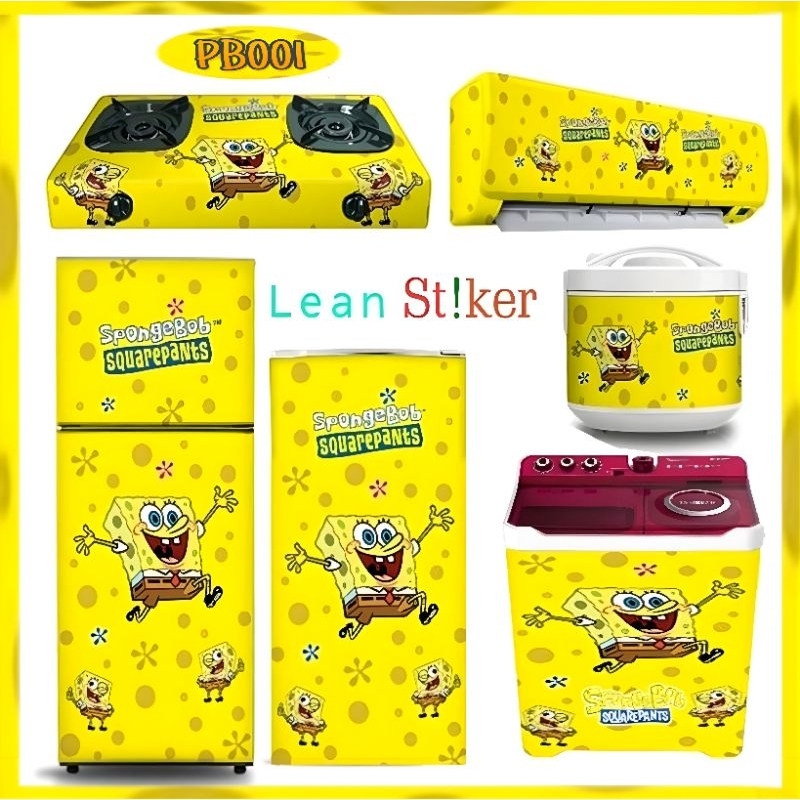 MESIN 1 and 2 door refrigerator stickers, magiccom, dispenser, washing ...