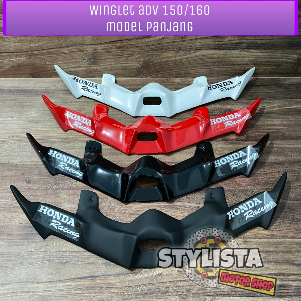 WINGLET HONDA ADV 160 2022 2023 2024 MUSTACHE MOTORCYCLE VARIATION ...