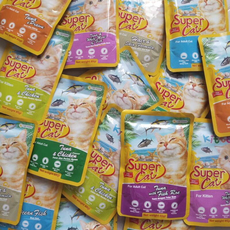 SUPER CAT KITTEN POUCH (85 grams) | Shopee Malaysia