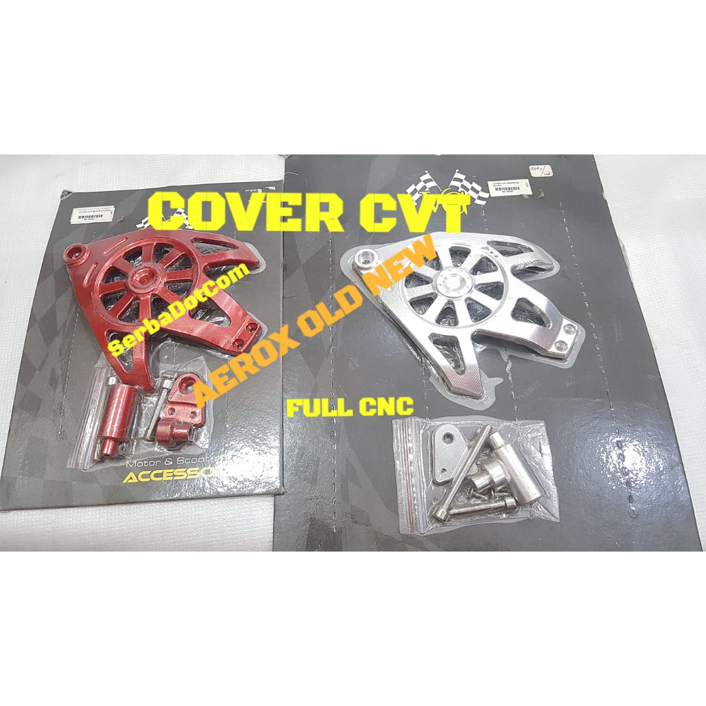 AEROX CVT COVER CVT PROTECTOR AEROX OLD NEW VG FULL CNC SILVER RED ...