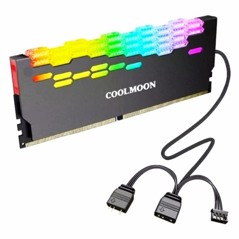 Aluminum Heatsink Cooling Cooling Cooler RAM Memory Coolmoon ARGB A RGB ...
