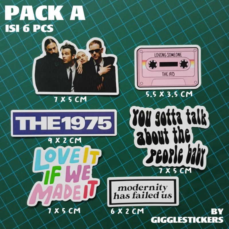 Sticker The 1975 Band Pack | Shopee Malaysia