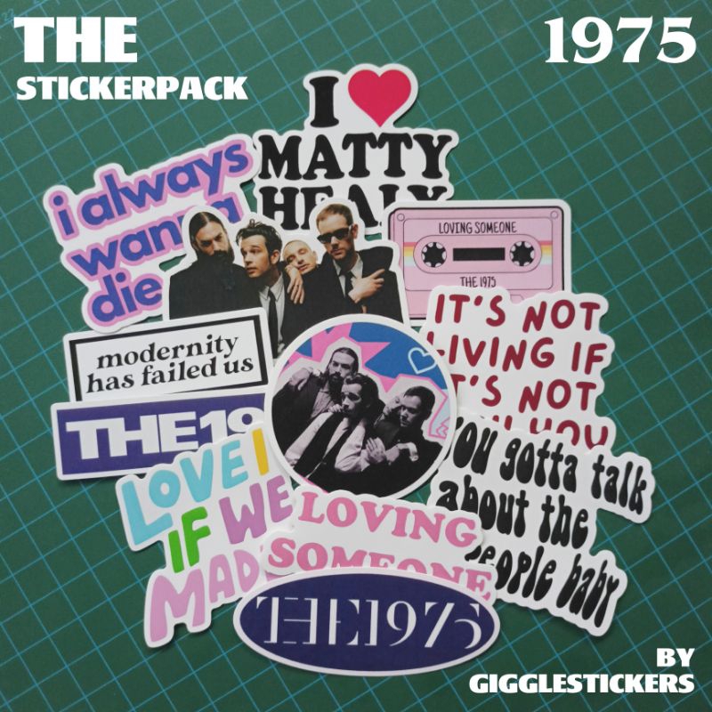Sticker The 1975 Band Pack | Shopee Malaysia