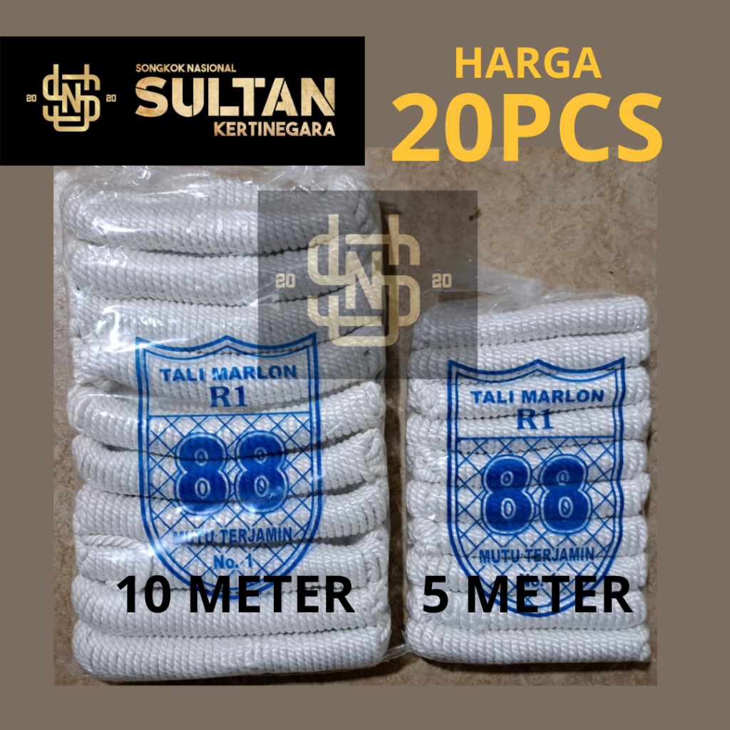 20pcs Marlon Scout Mining Rope 5 and 10 Meters Nylon Fiber Rope Standby ...