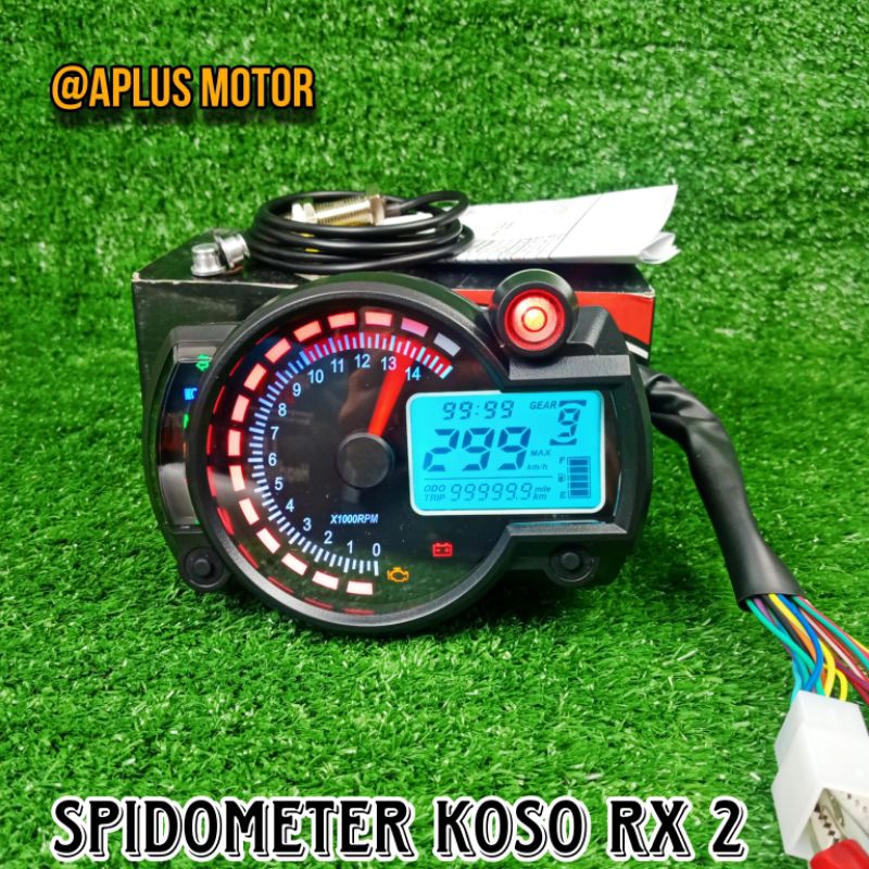 Speedometer Koso Rx2N Digital CB Spido Spedometer Spidometer Koso Rx2N Vixion Modif CMZ | Shopee ...