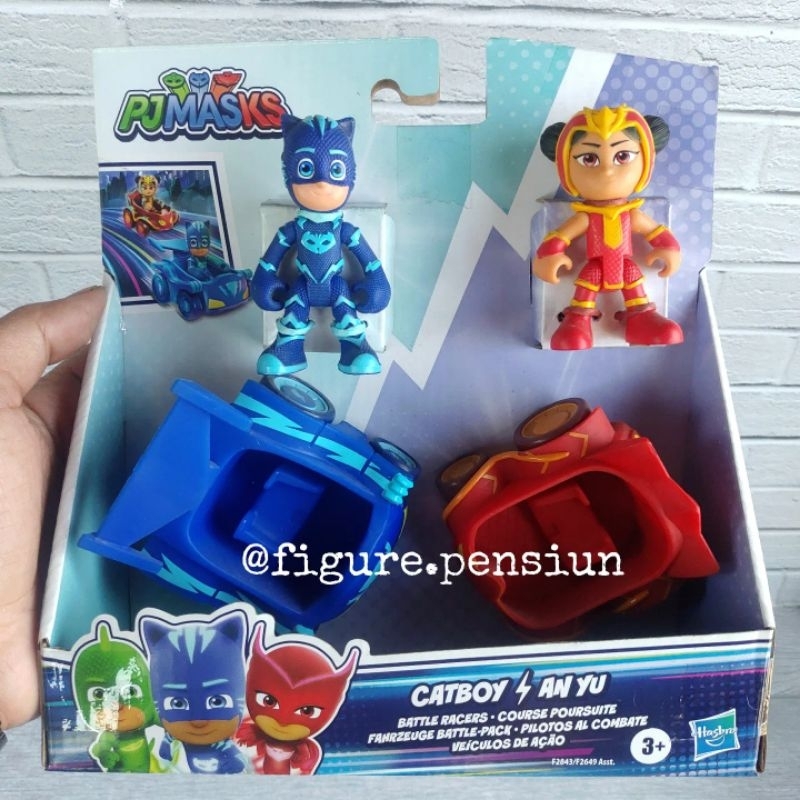 Hasbro PJ MASKS BATTLE RACERS CATBOY VS AN YU FIGURE CAT BOY ANYU ...