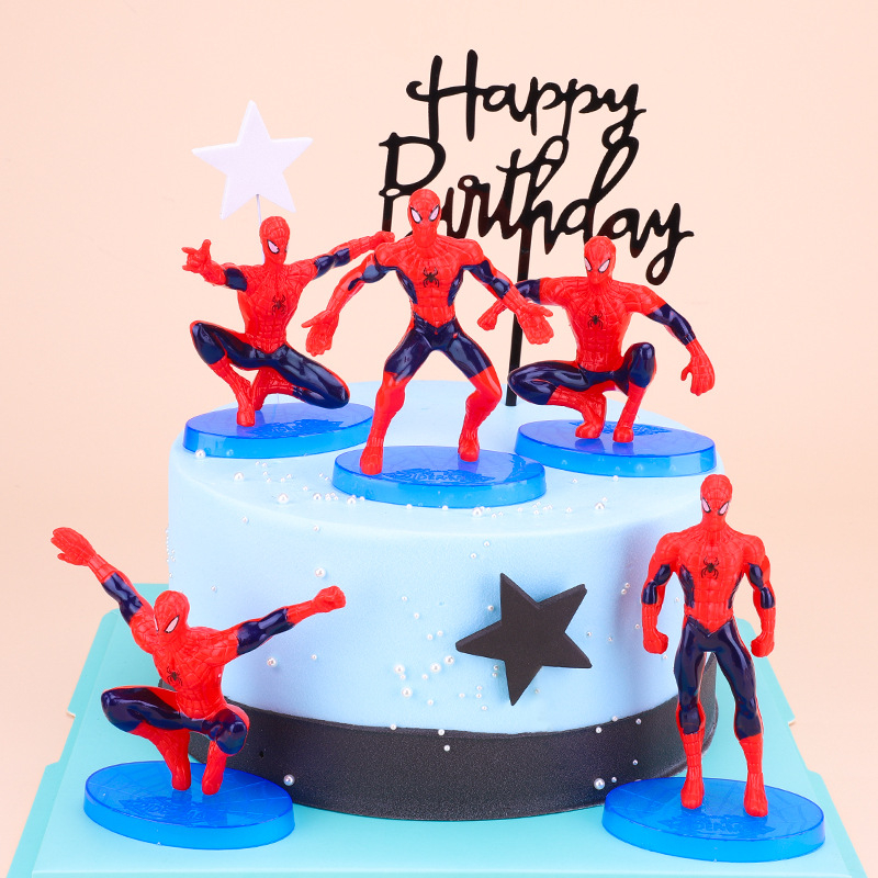 Spiderman CAKE TOPPER/SPIDERMAN FIGURE Contents 7/ PREMIUM Solid PVC ...