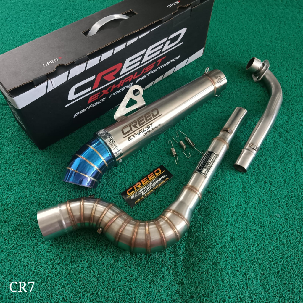 Open Specs Creed Exhaust Conical 1 Set Big Elbow Xrm 110/125 Wave 100 ...