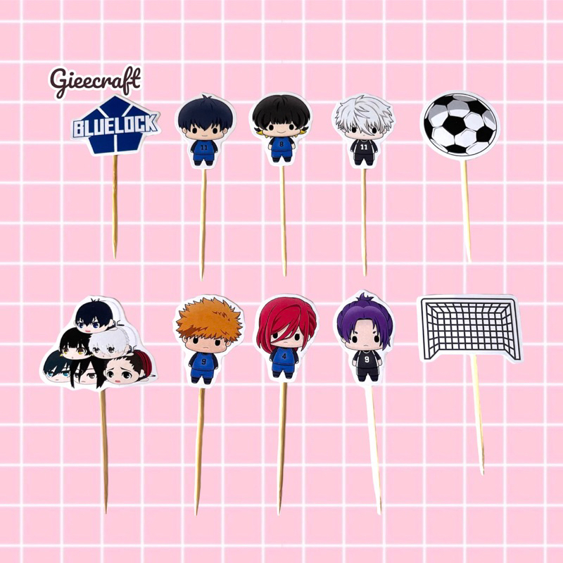 Anime CUPCAKE TOPPER / BLUE LOCK CUPCAKE TOPPER / BLUE LOCK CUPCAKE ...