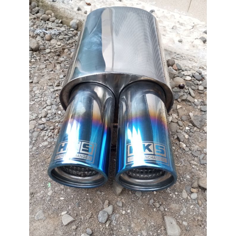 Racing car exhaust, blue funnel exhaust, loud bass sound | Shopee Malaysia