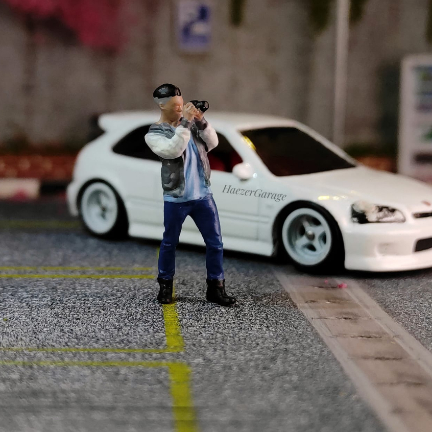 Boy Photographer Figure 1/64 1:64 Diorama Mockup Mini Pose Figure - Z3D ...