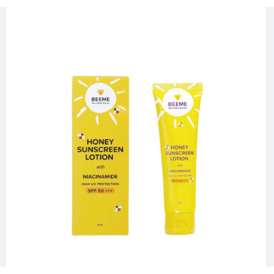 Beeme Honey Sunscreen Lotion with Niacinamide SPF 50+++ 20g | Shopee ...