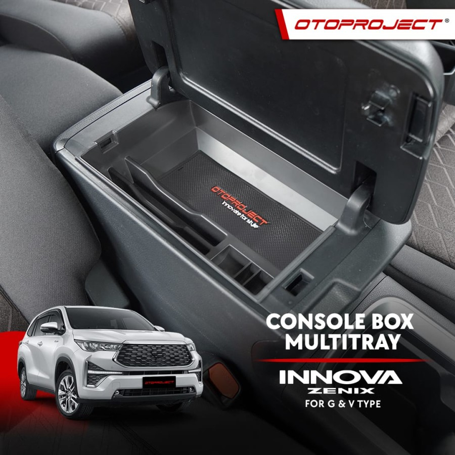 Center Consule Box Additional Multi Tray Innova Zenix 2022 2023 2024 ...
