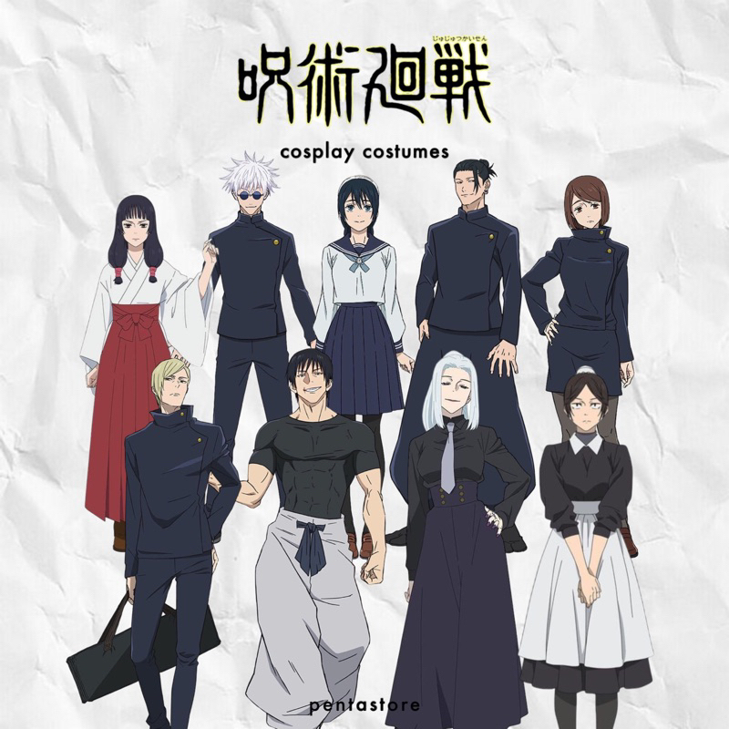 Jujutsu Kaisen Costume Cosplay ⋆ Anime JJK Costume | Shopee Malaysia