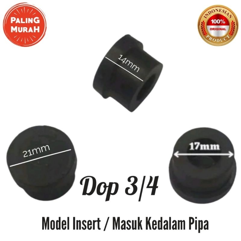 3/4 inch Dop Pipe Rubber Cap - Rubber feet Foot pad protector | Shopee ...